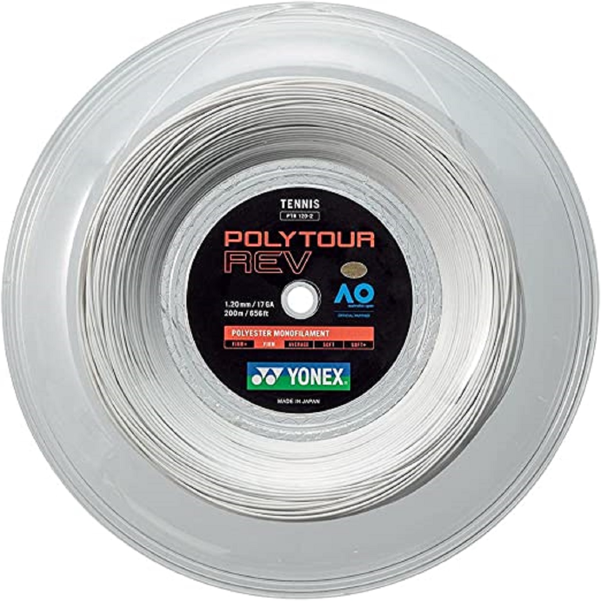 Yonex POLYTOUR Rev 16g Tennis String (Reel)