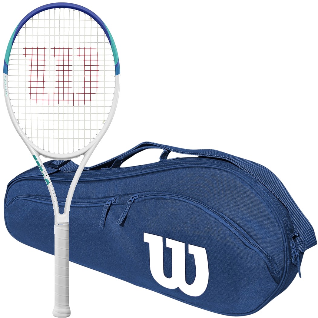 Wilson Six Two Tennis Racquet Bundled w a Wilson Advantage 2.5 Tennis ...