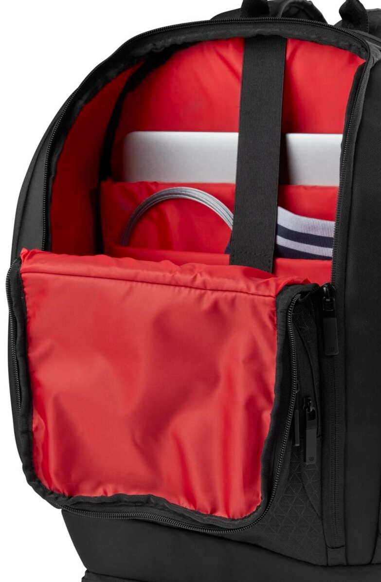 Wilson Clash v3 Super Tour Tennis Backpack (Black/Infrared)