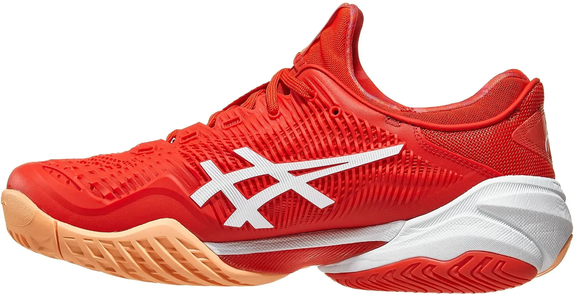 Asics Men's Court FF 3 Novak Tennis Shoes (Fiery Red/White)