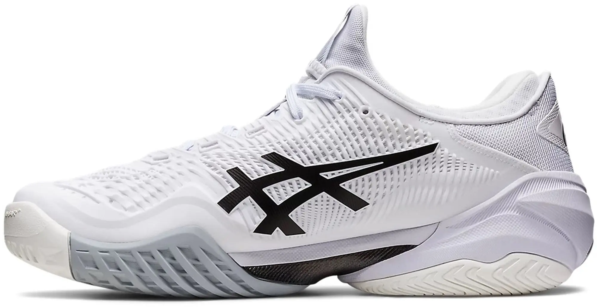 Asics Men's Court FF 3 Tennis Shoes (White/Black)