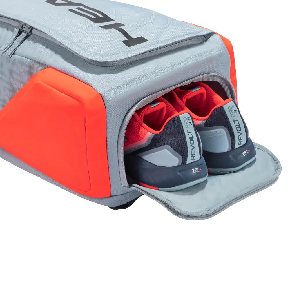 Head Radical Rebel Tennis Backpack (Grey/Orange)