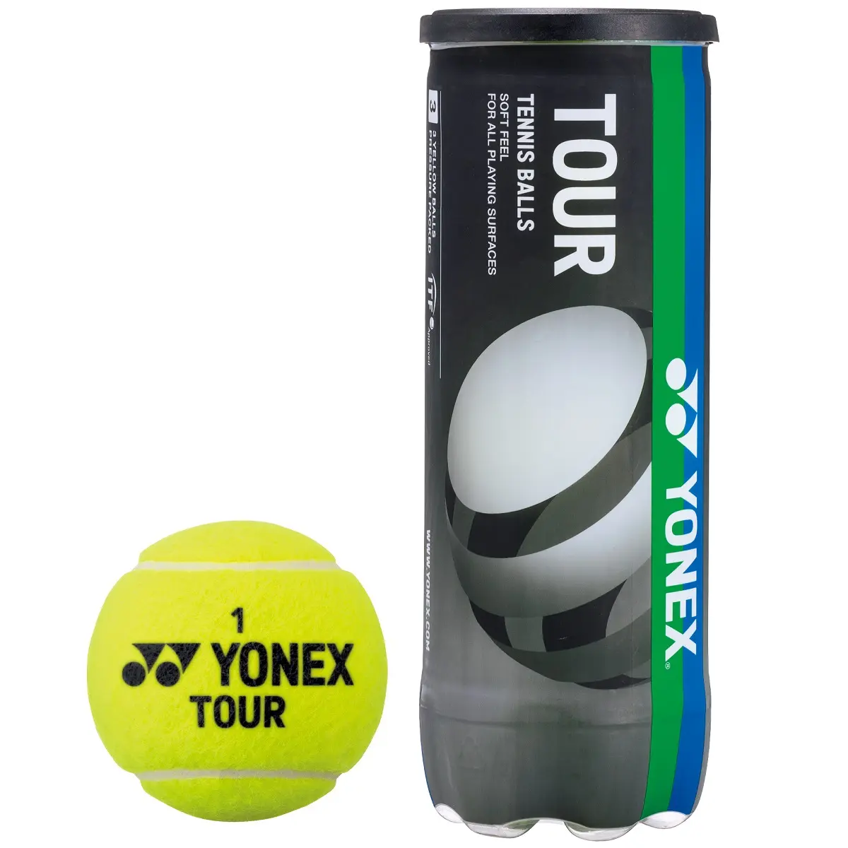 Yonex Tour Tennis Balls Can (3 Balls)