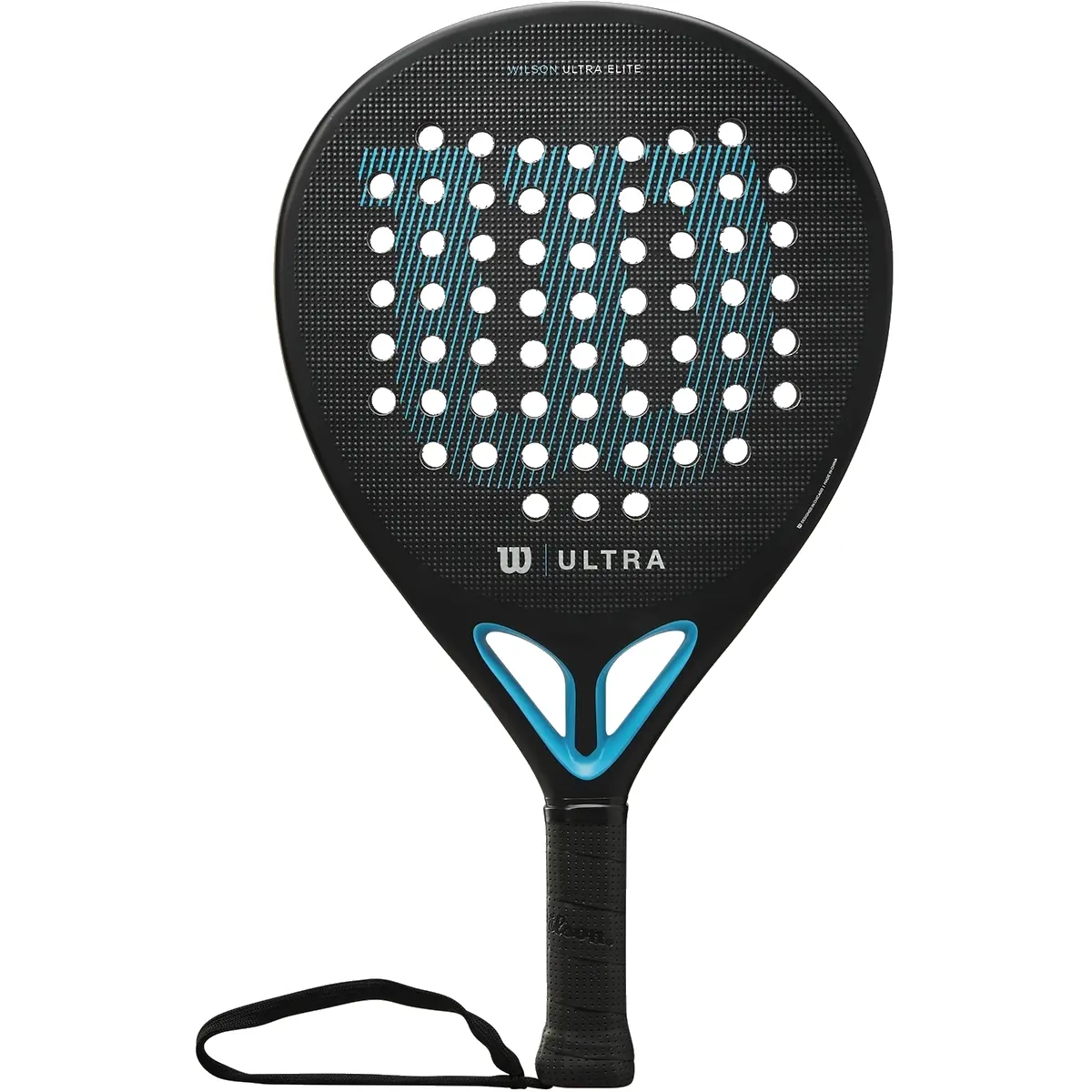 Wilson Ultra Elite v2 Padel Racket (Black/Bright Blue)