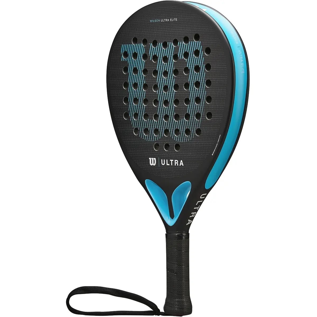 Wilson Ultra Elite v2 Padel Racket (Black/Bright Blue)