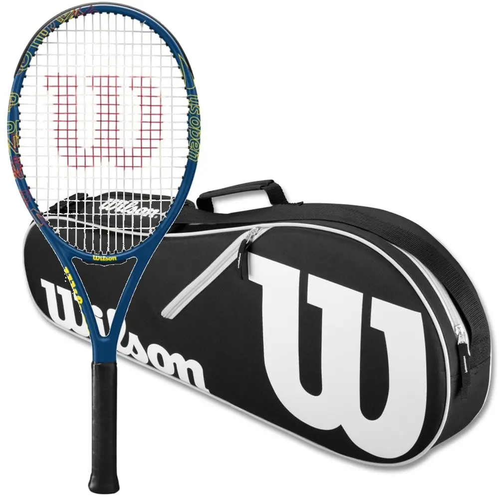 Wilson US Open GS 105 Tennis Racquet Bundled w an Advantage II Tennis ...