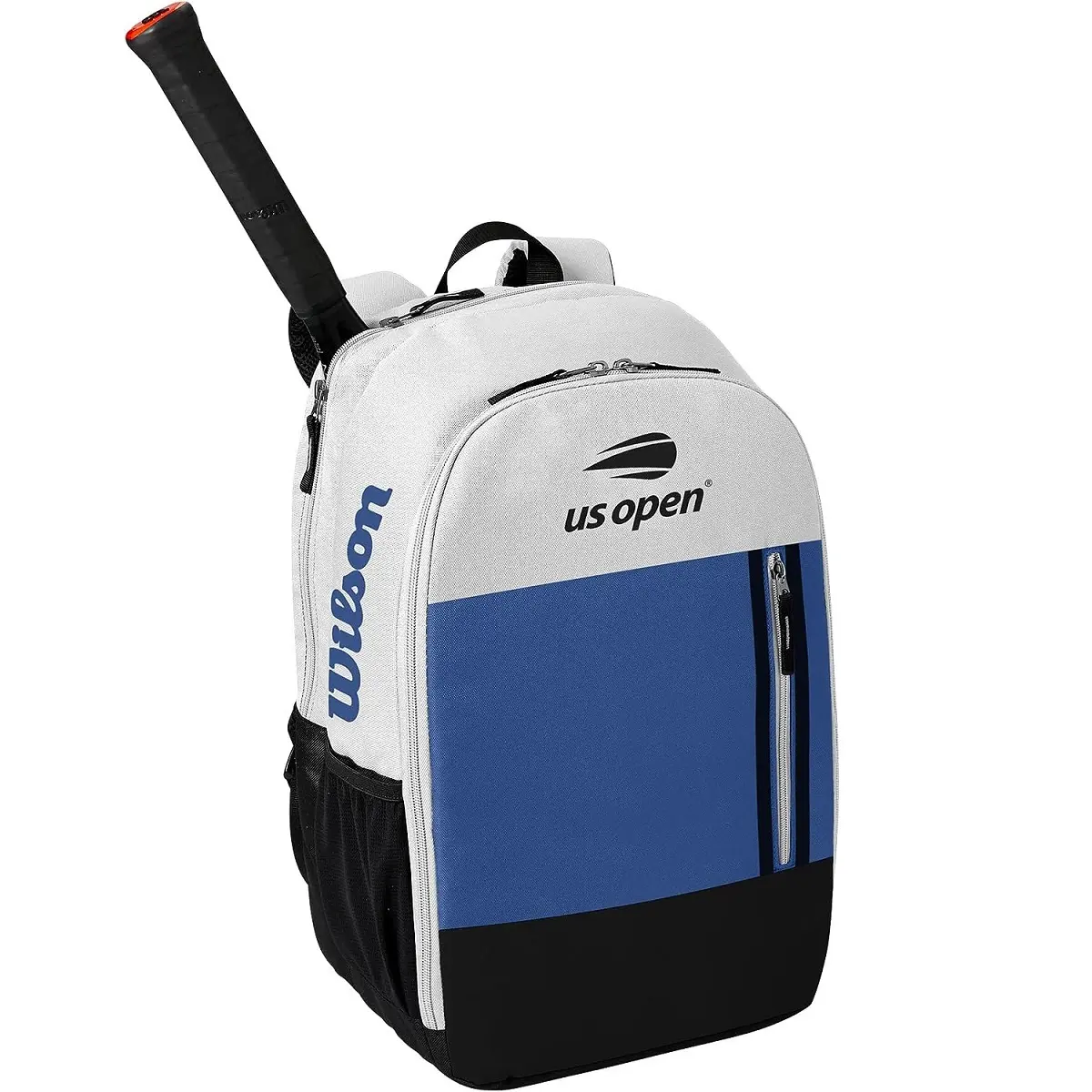Wilson US Open Team Tennis Backpack (Light Grey/Blue/ Black)