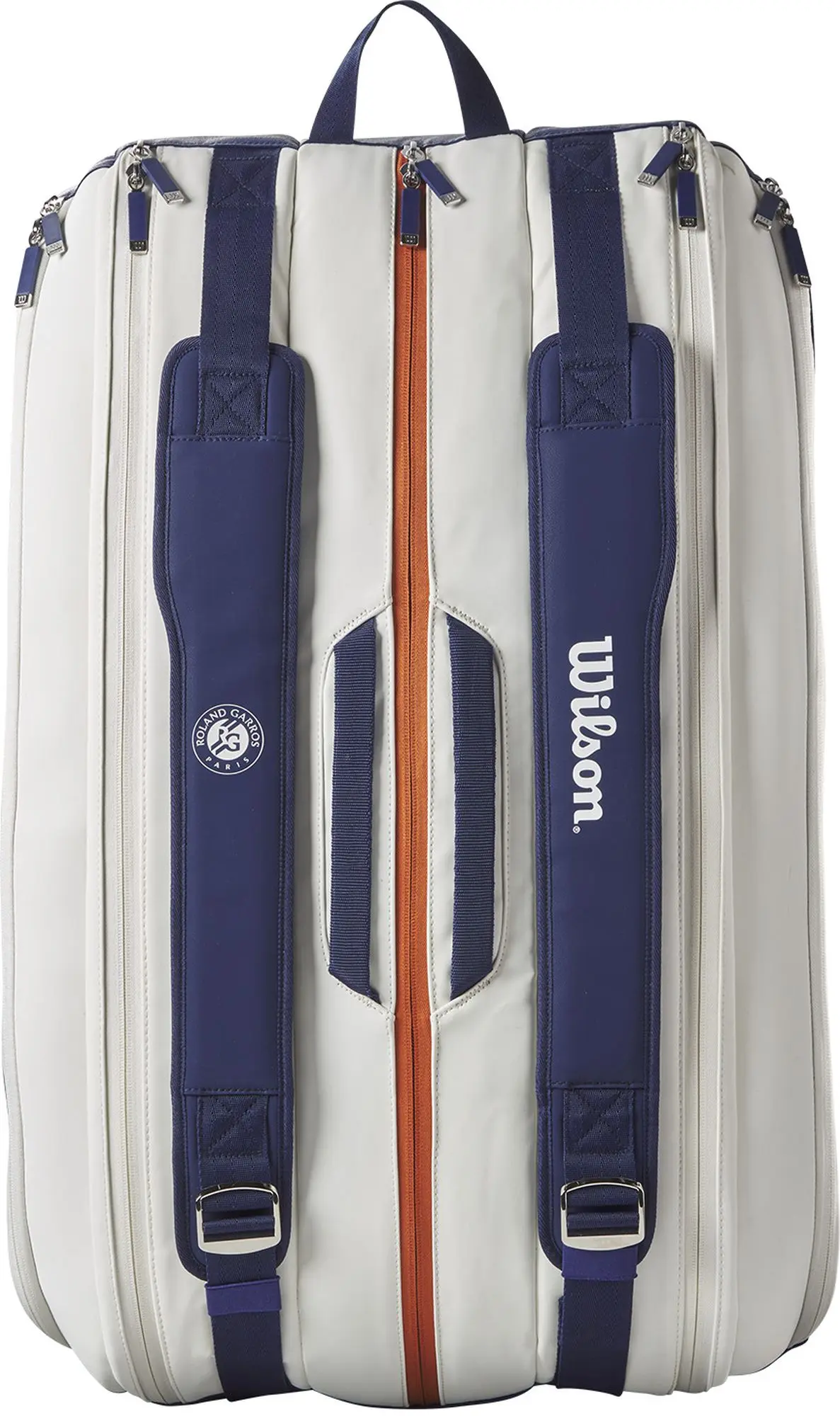 Wilson Roland Garros Super Tour 15 Pack Tennis Bag (Navy/White/Clay)