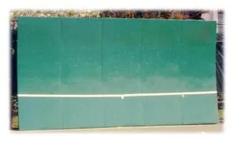 Practice Boards Bakko Single Curve Series Backboard 10\' x 16\'