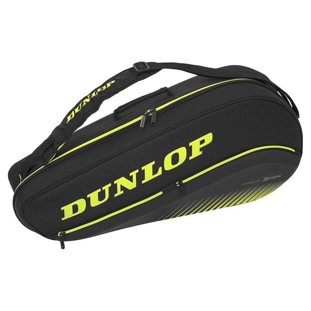 Dunlop SX Performance 3 Racket Tennis Bag (Black/Yellow)