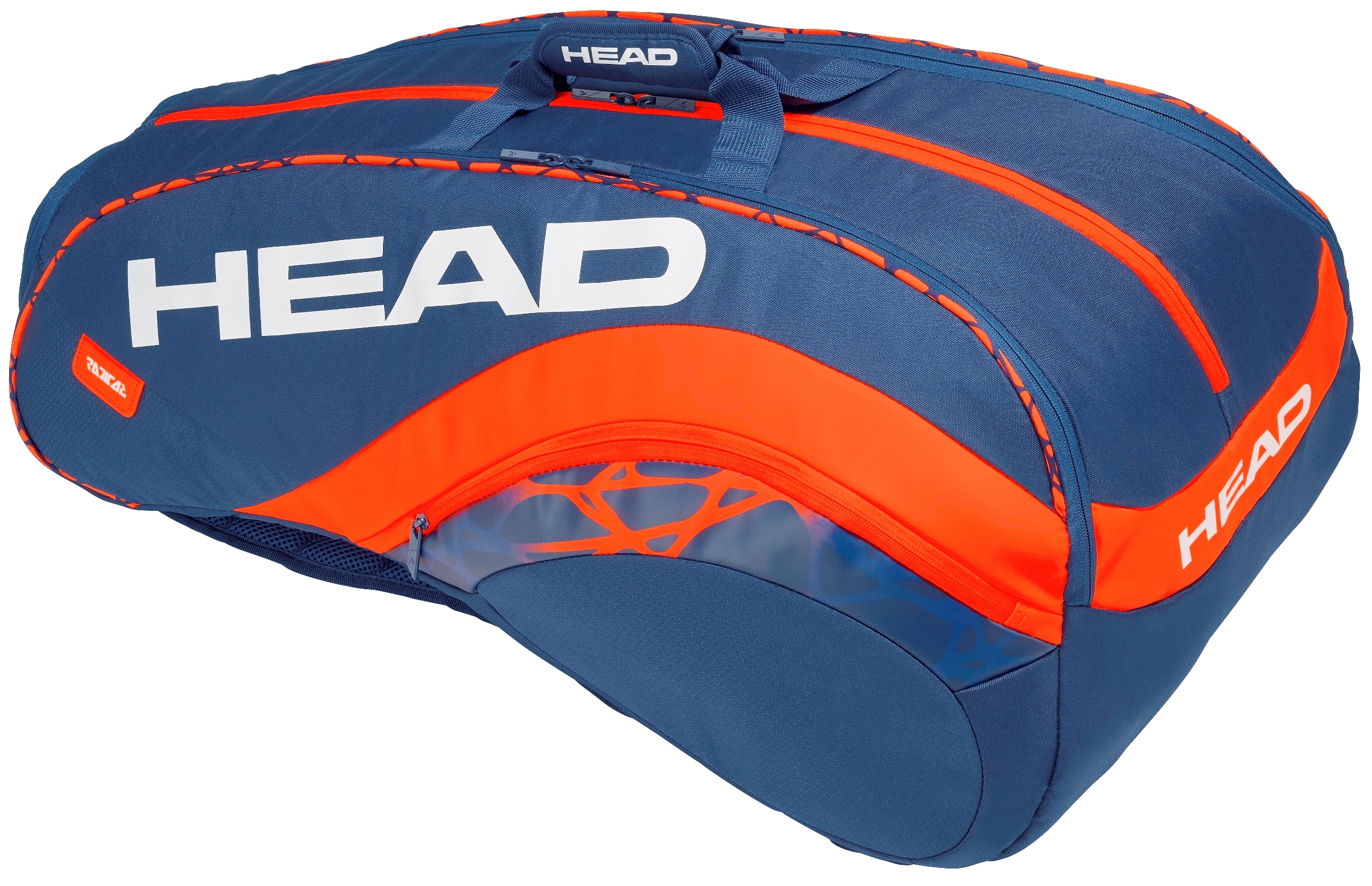 Head Radical 12R Monstercombi Tennis Bag (Navy Blue/Orange)