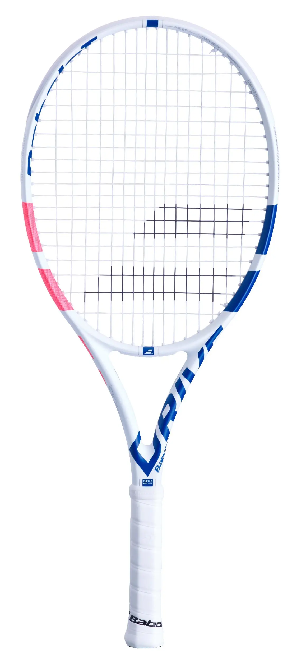 Babolat Pure Drive Junior 26 Inch Tennis Racquet (White/Pink/Blue)