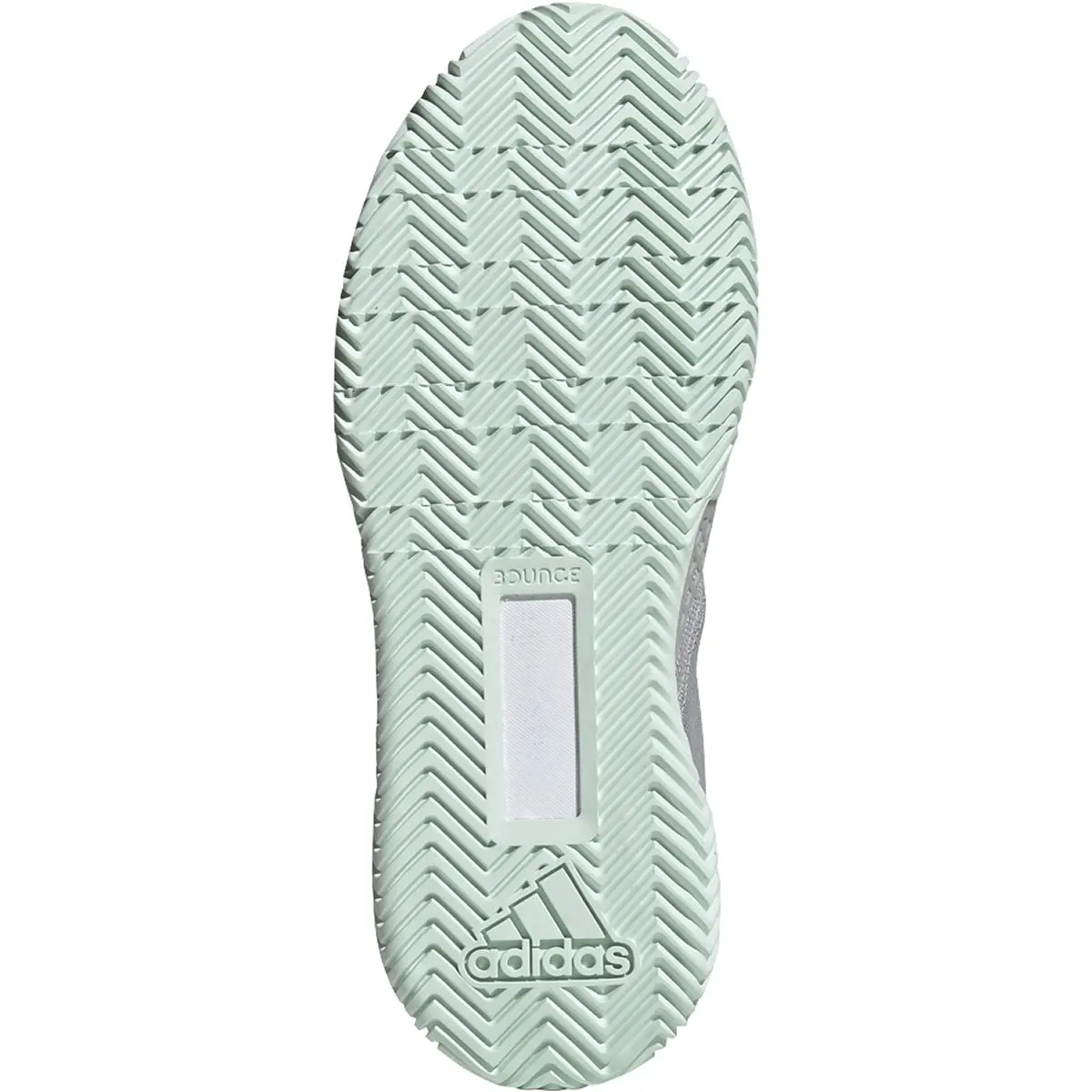 Adidas Men's Stycon Laceless Tennis Shoes (Grey/White/Dash Green)