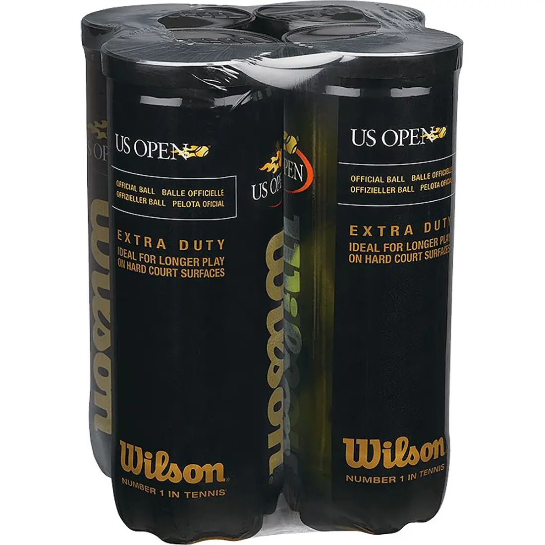 Wilson US Open Extra Duty Tennis Ball Pack (12 Balls)