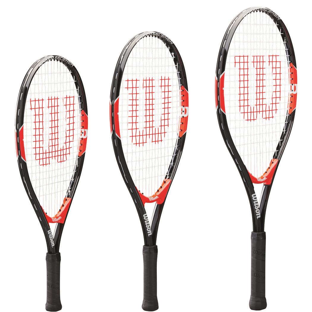 Wilson Roger Federer Jr. Racquet, Grey Backpack, Red Felt Balls