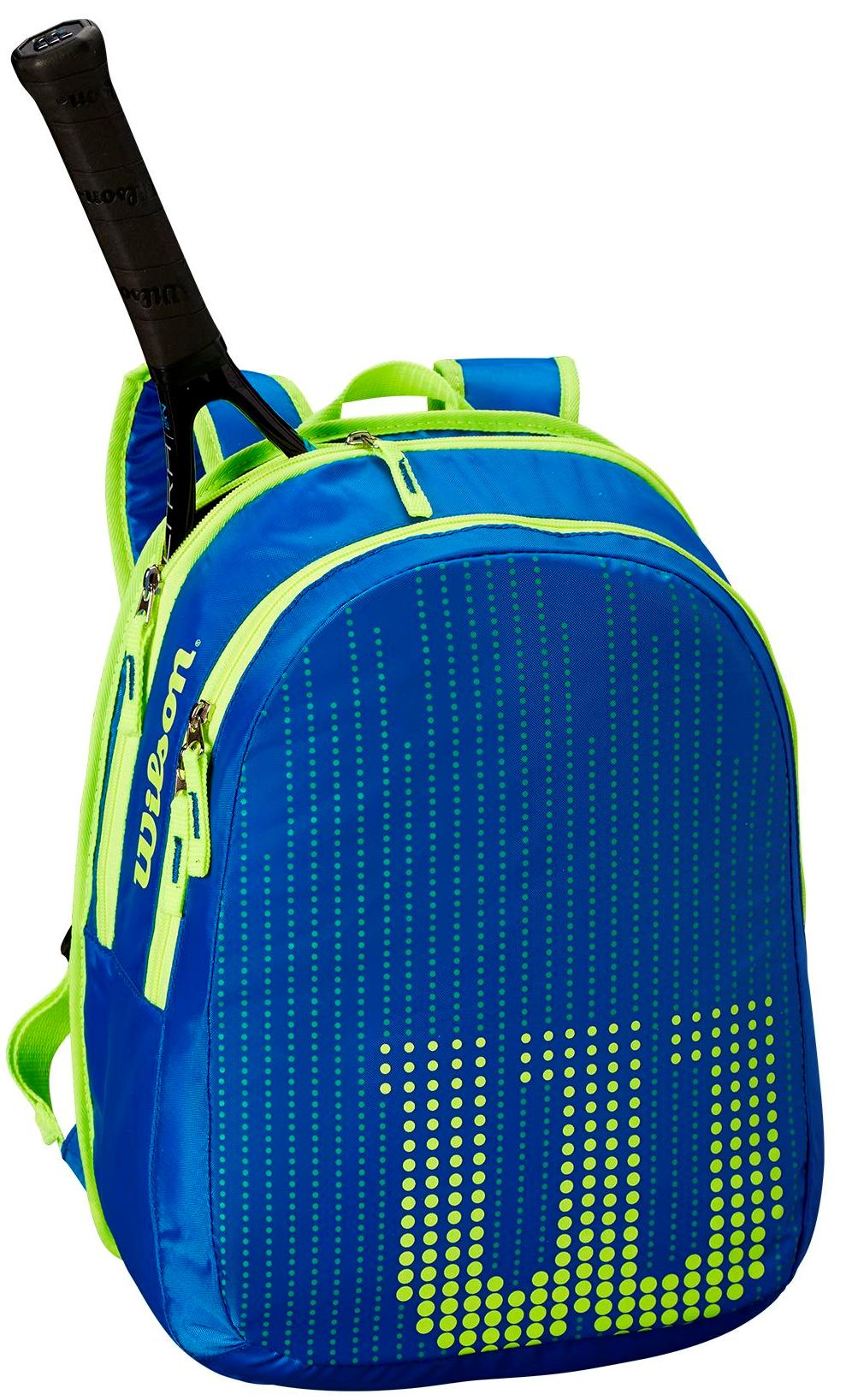 Wilson Junior Tennis Backpack (Neptune Blue/Solar Lime)
